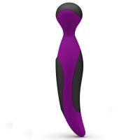 China Mini AV Wand Massager IPX7 Waterproof 7 Speeds Rechargeable Silicone G Spot Vibrator 180mm for sale