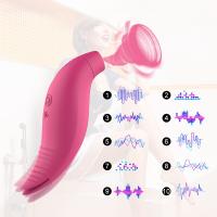 China Wearable Vibrator with 10 Vibration and 7 Suction Modes Silicone G Spot Stimulator 13.2cm for sale