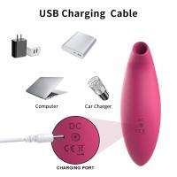 China Wearable Vibrator with 10 Vibration and 7 Suction Modes Silicone G Spot Stimulator 13.2cm for sale