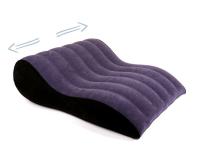 China Inflatable Sex Wedge Pillow PVC Flocking Love Position Cushion Aid Furniture Recliner Couple Game Toys for sale