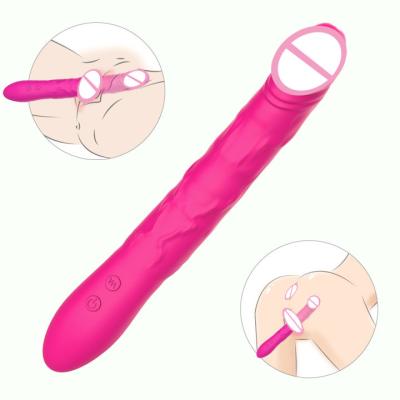 China Medical Silicone Realistic Vibrator Dildo 227mm 9 Modes Rechargeable for Women for sale