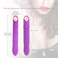 China Medical Silicone Realistic Vibrator Dildo 227mm 9 Modes Rechargeable for Women for sale
