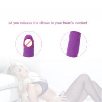 China Medical Silicone Realistic Vibrator Dildo 227mm 9 Modes Rechargeable for Women for sale