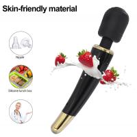 China TORBERS Rechargeable Wand Massager 26.8cm Silicone Body Massager with 5 Speed Adjustments IPX6 Waterproof for sale