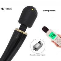 China TORBERS Rechargeable Wand Massager 26.8cm Silicone Body Massager with 5 Speed Adjustments IPX6 Waterproof for sale