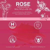 China Wholesale Private Label Natural Rose Petal Oil for Face Body Hair 60ml for sale