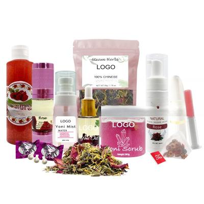 China Natural Herbal Feminine Care Yoni Steam Seat Set with Handmade Soap and Oil Wash for sale