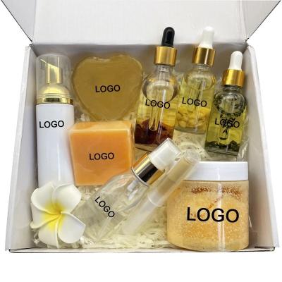 China Private Label Turmeric Honey Soap Papaya Scrub Gel Feminine Wash 100ml Skin Care Cleansing Tightening for sale