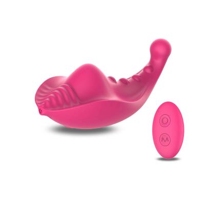 China Remote Control Panty Vibrator Silicone Mini Wearable Vibrating Underwear 10 Modes 180mAh for sale