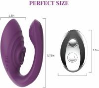 China Wireless Remote Control Clitoral Sucking Vibrator 82g Silicone Waterproof G Spot Stimulator for sale