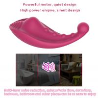 China 10 Vibration Modes Wireless Remote Control Wearable Panty Vibrator Clitoral Massager for Women 93g for sale