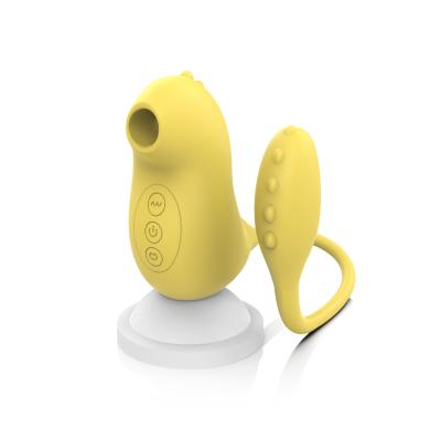 China Mini Silicone Rechargeable Clitoral Sucking Vibrator 140mm 6 Frequency Modes for Women for sale