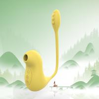 China Mini Silicone Rechargeable Clitoral Sucking Vibrator 140mm 6 Frequency Modes for Women for sale