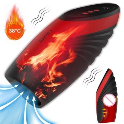 China Automatic Male Masturbator with 9 Vibration Modes and Heating Silicone Sex Toy 193mm for sale