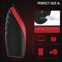 China Automatic Male Masturbator with 9 Vibration Modes and Heating Silicone Sex Toy 193mm for sale