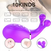 China Torbers Little Whale Vibrator for Women Magnetic Charging IPX7 Waterproof 150mm for sale