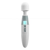 China Angel AV Stick LCD Female Masturbator 8 Vibrating Modes G Spot Stimulator USB Magnetic Charging Silicone for sale