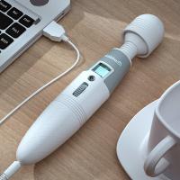 China Angel AV Stick LCD Female Masturbator 8 Vibrating Modes G Spot Stimulator USB Magnetic Charging Silicone for sale