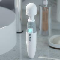 China Angel AV Stick LCD Female Masturbator 8 Vibrating Modes G Spot Stimulator USB Magnetic Charging Silicone for sale