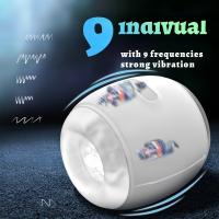 China S-HANDE Silicone Anal Beads 9 Vibration Modes IPX7 Splash Proof Adult Male Masturbator for sale