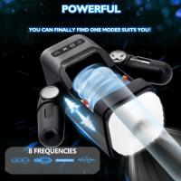 China 10 Thrusting Vibration Self Heating Male Masturbator with Phone Holder Adult Sex Toys for Men for sale