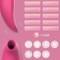 China Waterproof Clitoral Sucking Vibrator with 10 Modes Oral Tongue Stimulator for Women for sale