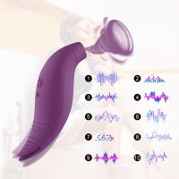 China Waterproof Clitoral Sucking Toy Oral Tongue Simulator Vibration Wand Clitoris Stimulation for Women 100% Waterproof Silicone for sale