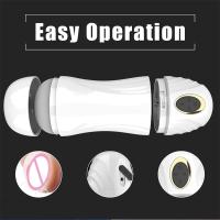 China Electric Full Automatic Aircraft Cup Sucking Exerciser IPX7 Waterproof 215mm Adult Sex Toy for sale