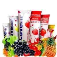 China Water Based Edible Body Lubricant 50ml Fruit Flavor Oral Vaginal Anal Massage Oil for sale