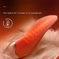 China Rechargeable Silicone Tongue Licking Vibrator 9 Frequency G Spot Clitoral Stimulator 240mAh for sale