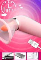 China Clitoral Stimulator with Licking Tongue and Sucking Vibrator for Women for sale