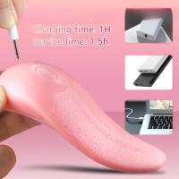 China Tongue Licking Vibrator for Women G Spot Clitoral Stimulator Mini Rechargeable Sex Toy 10 Modes for sale