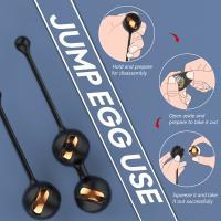 China Silicone Kegel Ball Vibrator 9 Modes IPX7 Splash Proof Exercise Ben Wa Balls for Women for sale