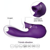 China Adult Sex Toys Heating Thruster Vibes Silicone 7 Modes Automatic Female Vibrator for women for sale