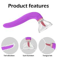 China Clitoral Sucking Vibrator with 8 Suction and 5 Licking Modes USB Rechargeable Waterproof Sex Toy for sale