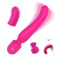 China Wholesale Silicone Body Massager with 9 Vibration Patterns IPX7 Waterproof 232mm for sale