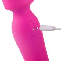 China Wholesale Silicone Body Massager with 9 Vibration Patterns IPX7 Waterproof 232mm for sale