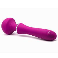 China USB Rechargeable Wand Massager with 12 Vibration Modes IPX7 Waterproof Silicone Body Massager for sale