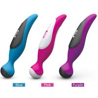 China Mini AV Wand Massager IPX7 Waterproof 7 Speeds Rechargeable G Spot Vibrator Silicone USB Charging for sale
