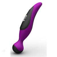 China Mini AV Wand Massager IPX7 Waterproof 7 Speeds Rechargeable G Spot Vibrator Silicone USB Charging for sale