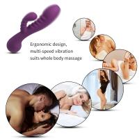 China Rose Clit Sucker Vibrator with Nipple Stimulator 10 Speed Modes Silicone Adult Toy for sale