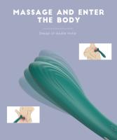 China Full Silicone Vibrating Facial Jade Roller Massager IPX6 Waterproof Body Massager 184g for sale