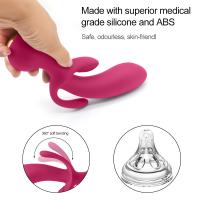 China Silicone Rabbit 10 Modes Massager G Spot Vibrator for Female for sale