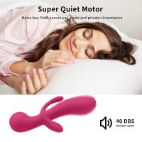 China Silicone Rabbit 10 Modes Massager G Spot Vibrator for Female for sale