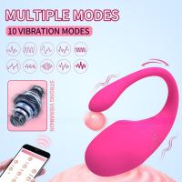 China Wireless APP Remote Control Silicone Egg Vibrator for Women G Spot Stimulation Adult Sex Toy for sale