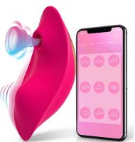 China App Controlled Egg Vibrator 9 Vibration Suction Modes Silicone Wearable Panty Sex Toy for Women for sale