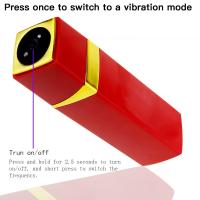 China Mini Rechargeable Silicone Lipstick Vibrator for Clitoris Stimulation 10 Speed for sale