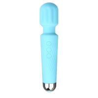 China Rechargeable Silicone Magic Wand Vibrator G Spot Massager Clitoral Stimulator 10 Speeds for sale