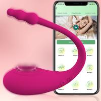 China Mini Waterproof Jumping Egg Vibrator Wireless USB Rechargeable APP Remote Control Silicone 2024 for sale