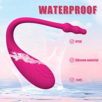 China Mini Waterproof Jumping Egg Vibrator Wireless USB Rechargeable APP Remote Control Silicone 2024 for sale